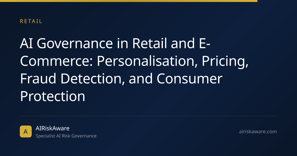 AI Governance in Retail and E-Commerce | AIRiskAware